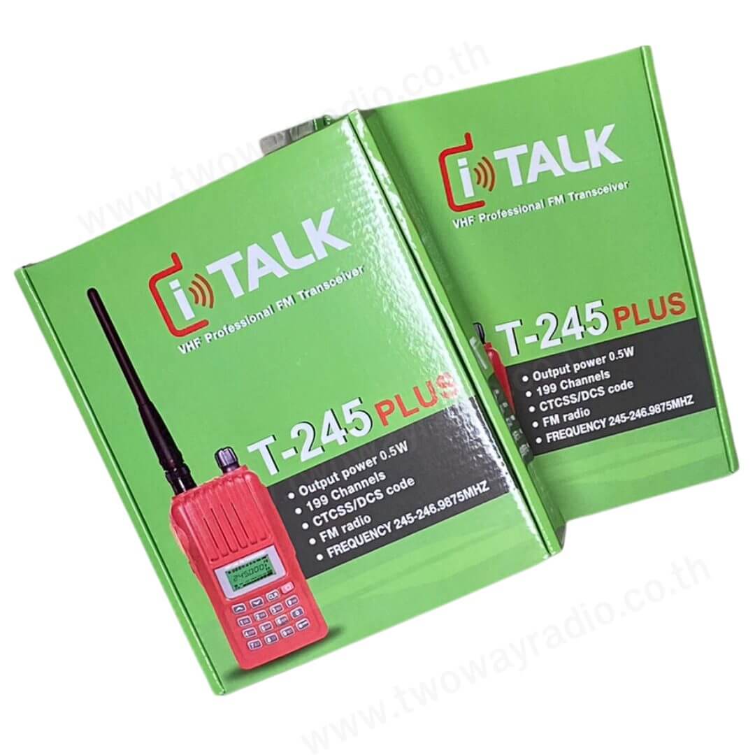 วิทยุสื่อสาร iTALK รุ่นT245
