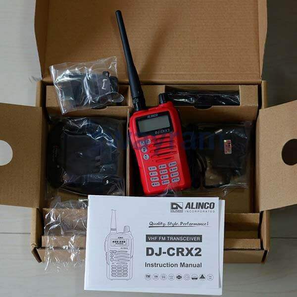 วิทยุสื่อสาร ALINCO รุ่น DJ-CRX2 - ความถี่ประชาชน 245.000-245.9875 MHz.