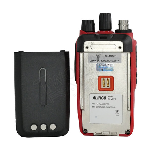 วิทยุสื่อสาร ALINCO รุ่น DJ-VX20 เครื่องแดง CB ความถี่ประชาชน มาตรฐานการผลิตระดับสากล