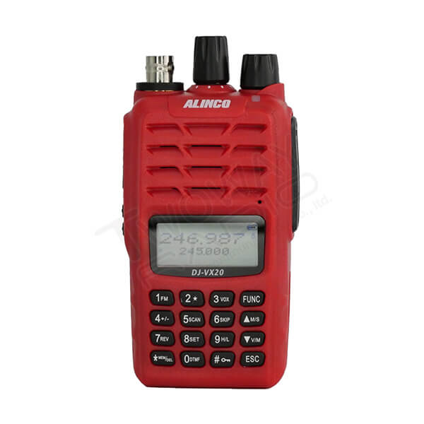 วิทยุสื่อสาร ALINCO รุ่น DJ-VX20 เครื่องแดง CB ความถี่ประชาชน มาตรฐานการผลิตระดับสากล