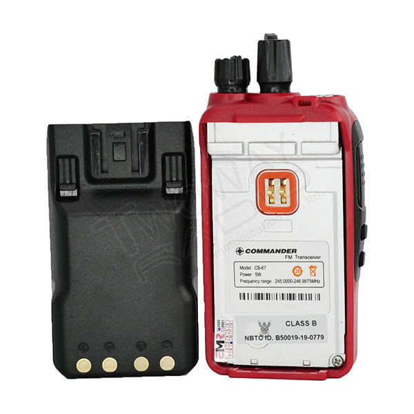 วิทยุสื่อสาร COMMANDER รุ่น CB-67 เครื่องแดง ของแท้ คุณภาพดี ทนทาน รับประกัน1ปี ของแท้ คุณภาพดี ...