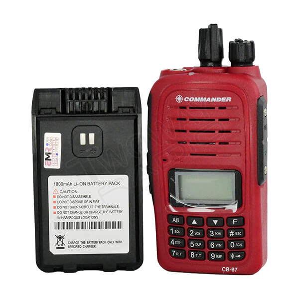 วิทยุสื่อสาร COMMANDER รุ่น CB-67 เครื่องแดง ของแท้ คุณภาพดี ทนทาน รับประกัน1ปี ของแท้ คุณภาพดี ...