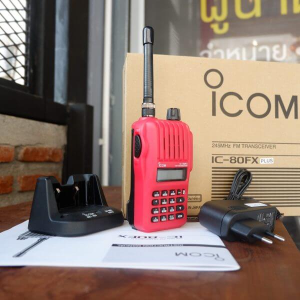 วิทยุสื่อสาร ICOM IC-80FX PLUS ภาพถ่ายสินค้าจริง