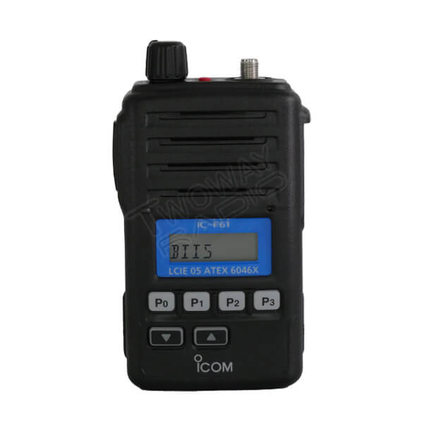 วิทยุสื่อสาร ICOM IC-F61 เครื่องดำ ความถี่ UHF 400.0000-470.0000 MHz.