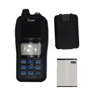 วิทยุสื่อสาร ICOM IC-M24 สีดำ ความถี่นักเดินเรือ VHF ย่าน 156-162 MHz.