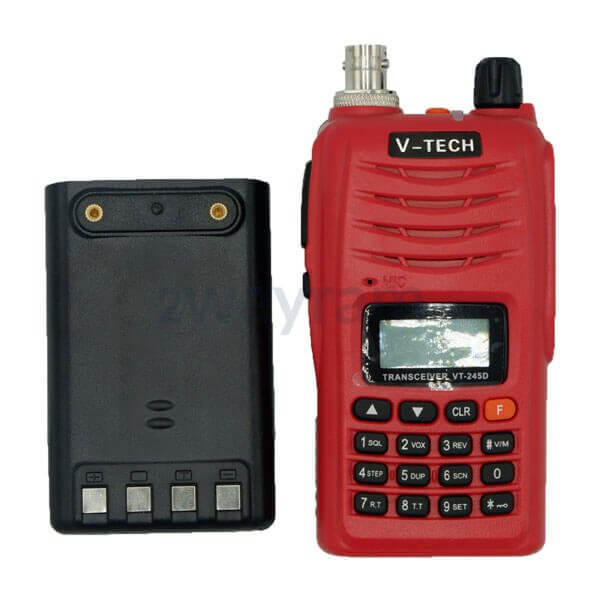วิทยุสื่อสาร V-TECH รุ่น VT-245D ของแท้ คุณภาพดี ทนทาน รับประกัน 1 ปี