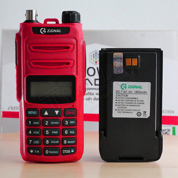 วิทยุสื่อสาร ZIGNAL รุ่น NW-751 กำลังส่ง 5 Watts กินไฟน้อย ของแท้ คุณภาพดี ทนทาน รับประกัน 1 ปี