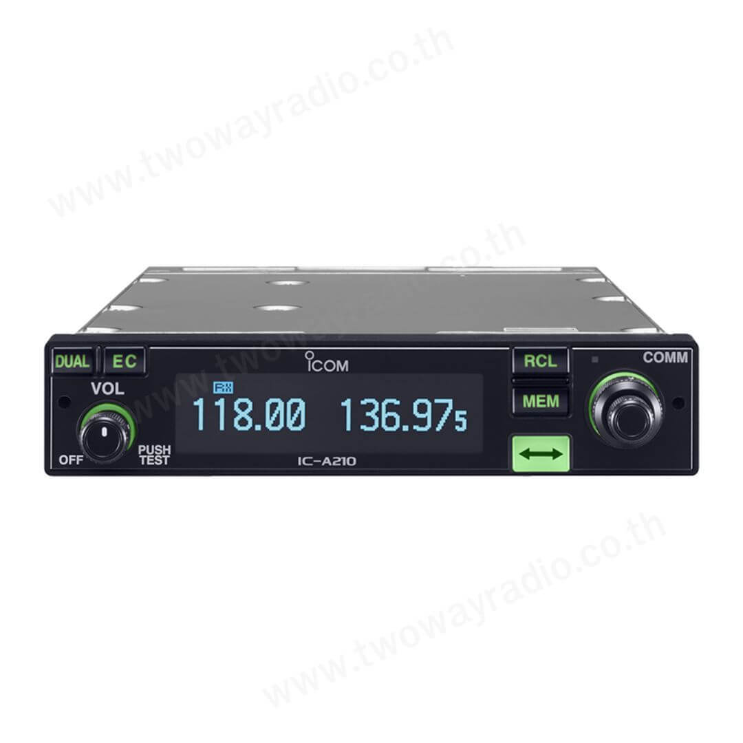 วิทยุสื่อสารเครื่องโมบาย ICOM รุ่น IC-A210 ของแท้ คุณภาพดี รับประกัน 1ปี