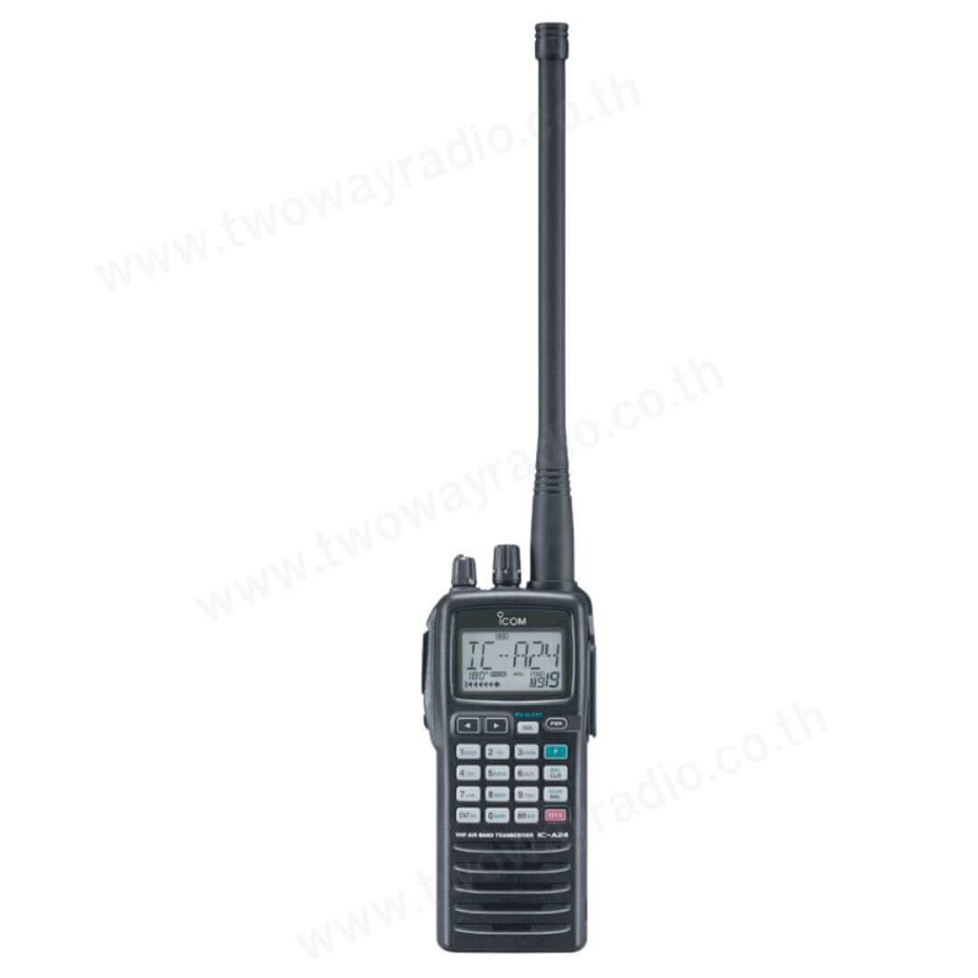 วิทยุสื่อสาร ICOM รุ่น IC-A24 ของแท้ คุณภาพดี รับประกัน 1 ปี
