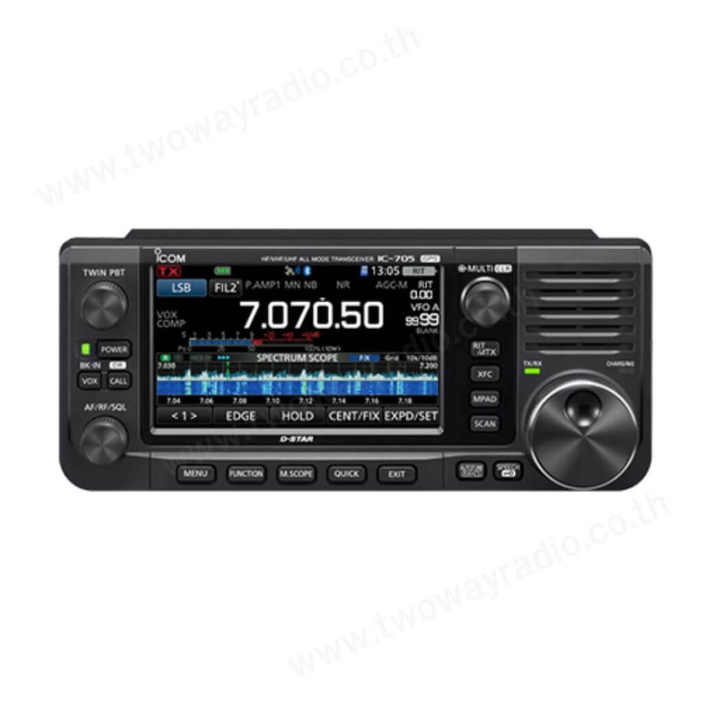 วิทยุสื่อสารเครื่องโมบาย ICOM รุ่น IC-705T ของแท้ คุณภาพดี รับประกัน 1ปี